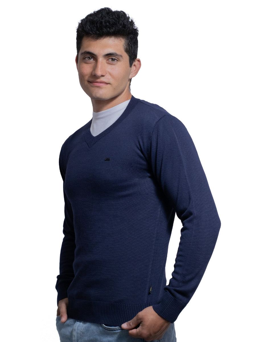 Suéter ligero para caballero en color azul marino marca LEE. – Makio ...
